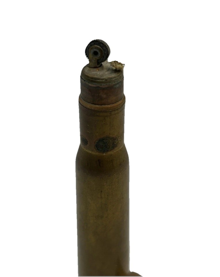 Military Armature Table Lighter 50 Caliber Bullet Shell Used Untested S ...