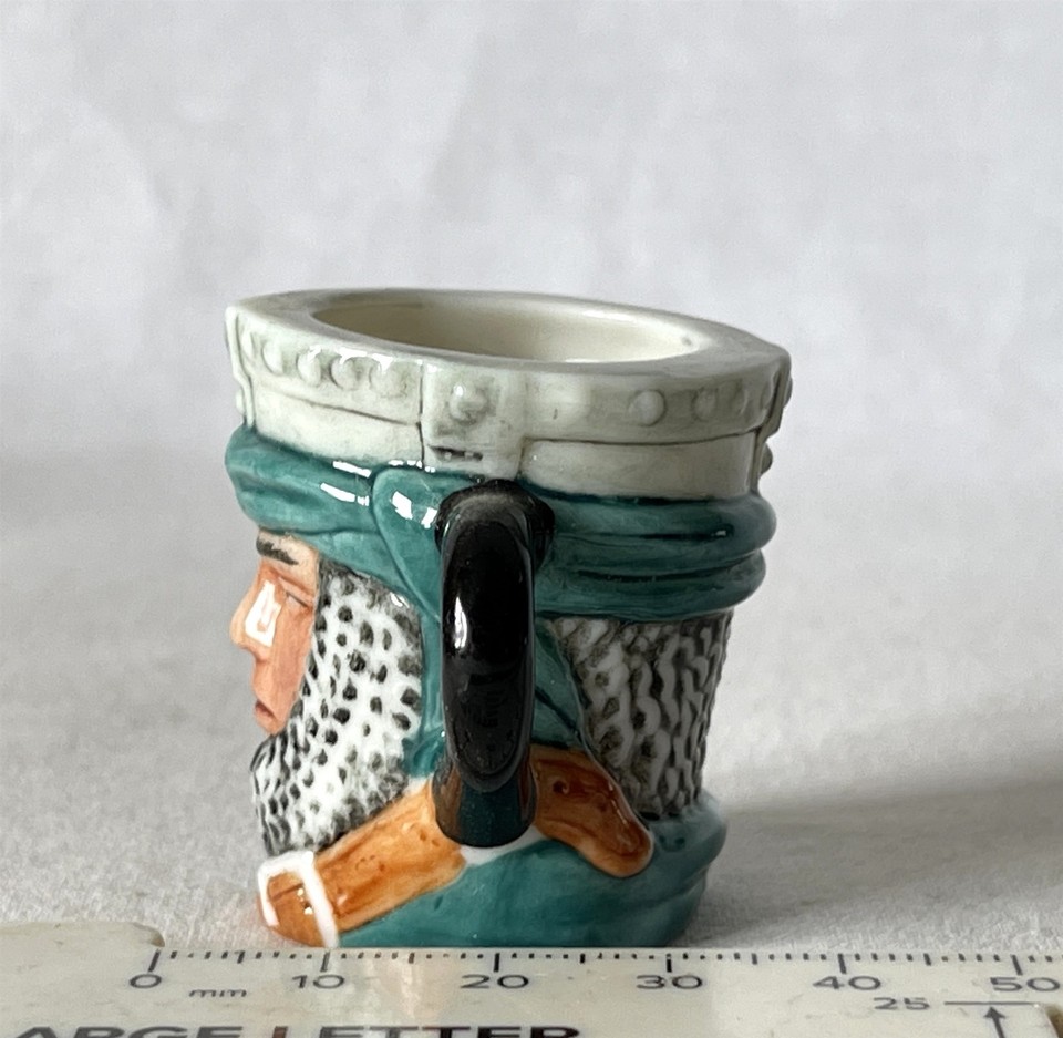 Vintage IVANHOE 1982 Mini Character Toby Jug P.Jackson Franklin Mint ...