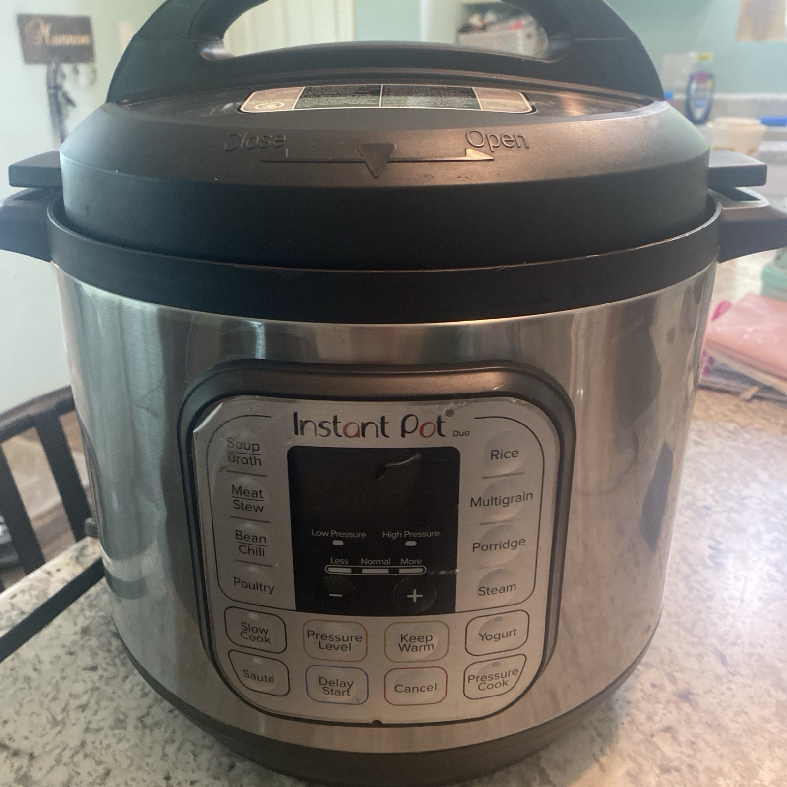 Instant Pot Duo 7-in-1 Electric Pressure Cooker - Stainless Steel/Black ...