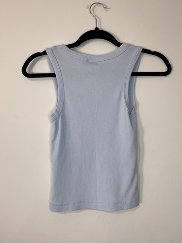 Sky Blue Ribbed Sleeveless Tank Top Universal Thread Women’s Sz XS NWOT ...