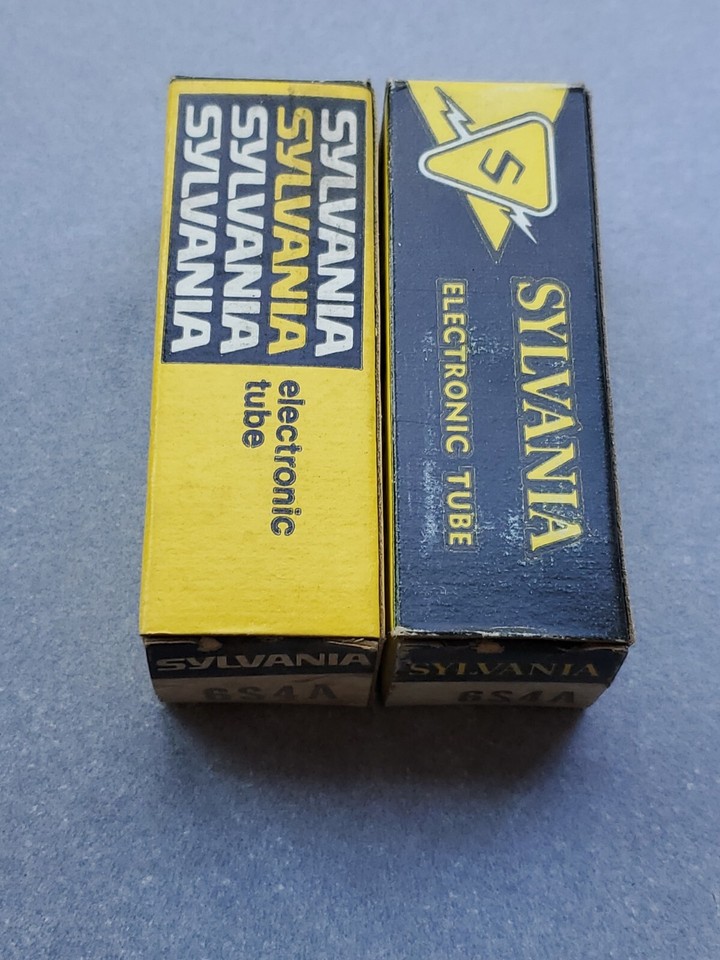 Two Sylvania 6S4A NOS Tubes Tested | eBay