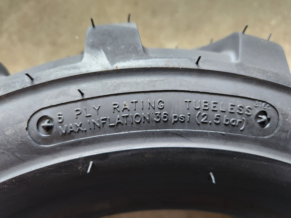 2 - 18X8.50-10 6P Kenda K514 Lug R-4 R4 Power Grip Tractor Tires Loader ...