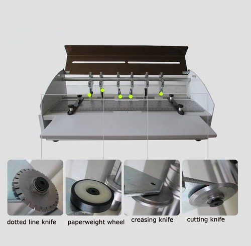 Electric Book Cover Creasing Machine Card Folding Paper Dotted Line ...