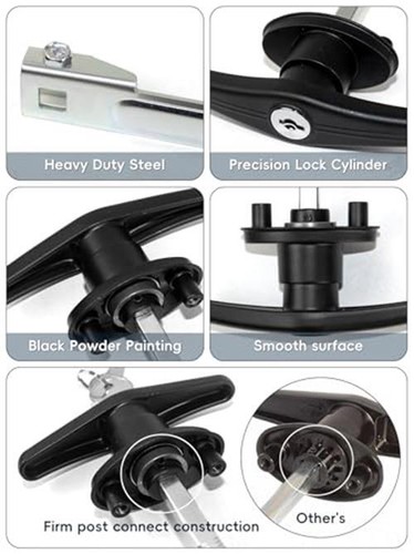 Truck Cap Camper Shell T-Handle Lock Latch Replacement Parts, Truck ...