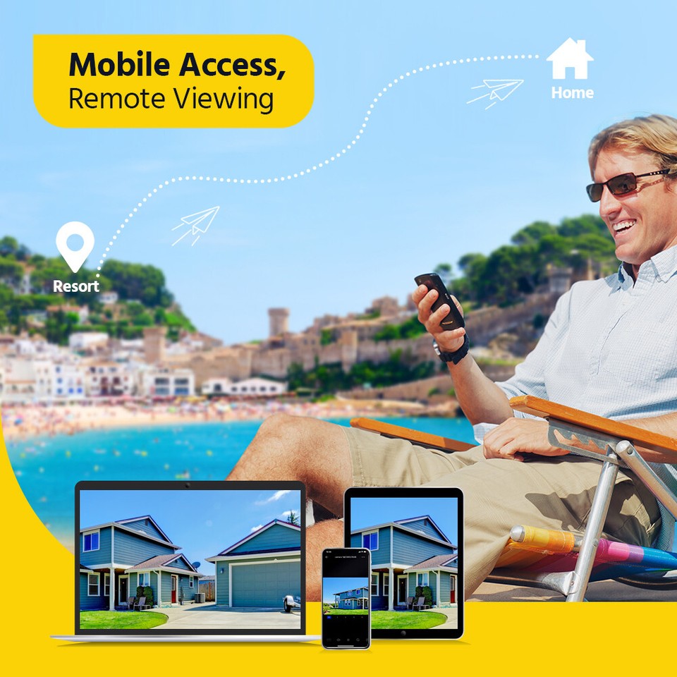 ANNKE 8MP Dual Lens 4K PoE Security IP Camera Color Night Vision Two ...