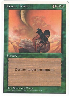 Magic: The Gathering (MTG 4th Edition) 1995 - Desert Twister | eBay ...