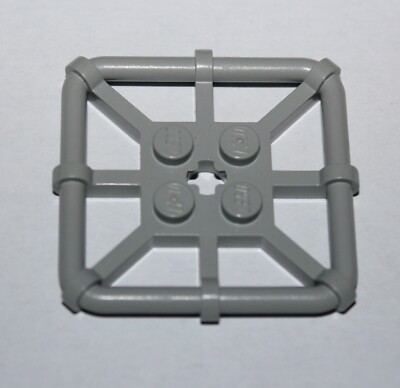 Lego OldGray Plate 2x2 with Bar Frame Square ref 30094/set 6557 6479 ...