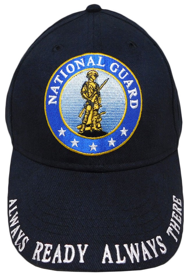 Army National Guard Always Ready Always There Black 3D Embroidered Cap ...