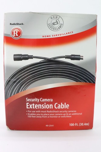 Radio Shack Home Surveillance Security Camera Cable 100' 49-2541 | eBay