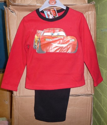 NEW BOYS DISNEY CARS MICRO-FLEECE SUPER WARM PYJAMAS AGES 18-24 MONTHS ...