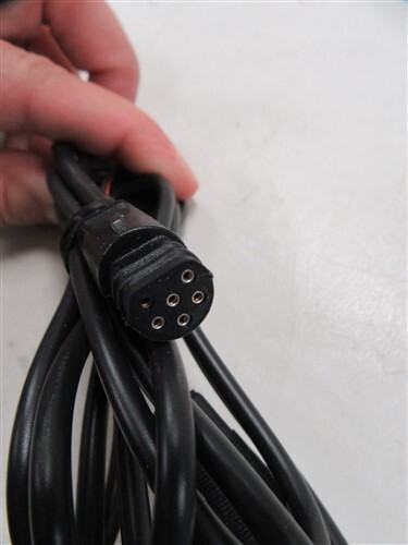 MOTORGUIDE 200 kHz SONAR READY ADAPTOR CABLE BLACK MLOW06 MARINE BOAT ...