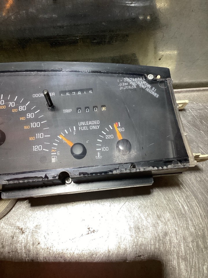 1990 Pontiac Grand Prix LE Speedometer Instrument GAUGE Cluster 157k ...