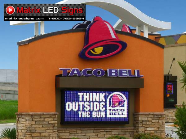 LED Sign Outdoor Full Color 2 Sided LED Programmable Message Digital ...