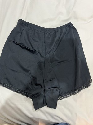 Vintage Nylon Kayser French Knickers Black Size XL Rare Silky Genuine🖤 ...