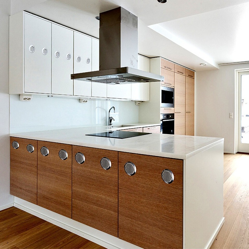 Stainless Steel Round Air Vent Grille Wardrobe Cabinet Metal ...