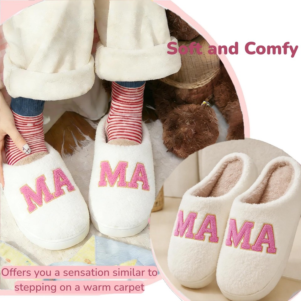 Daughter Gifts from Mom Warm Cozy House Shoes Fuzzy Home Slippers with ...