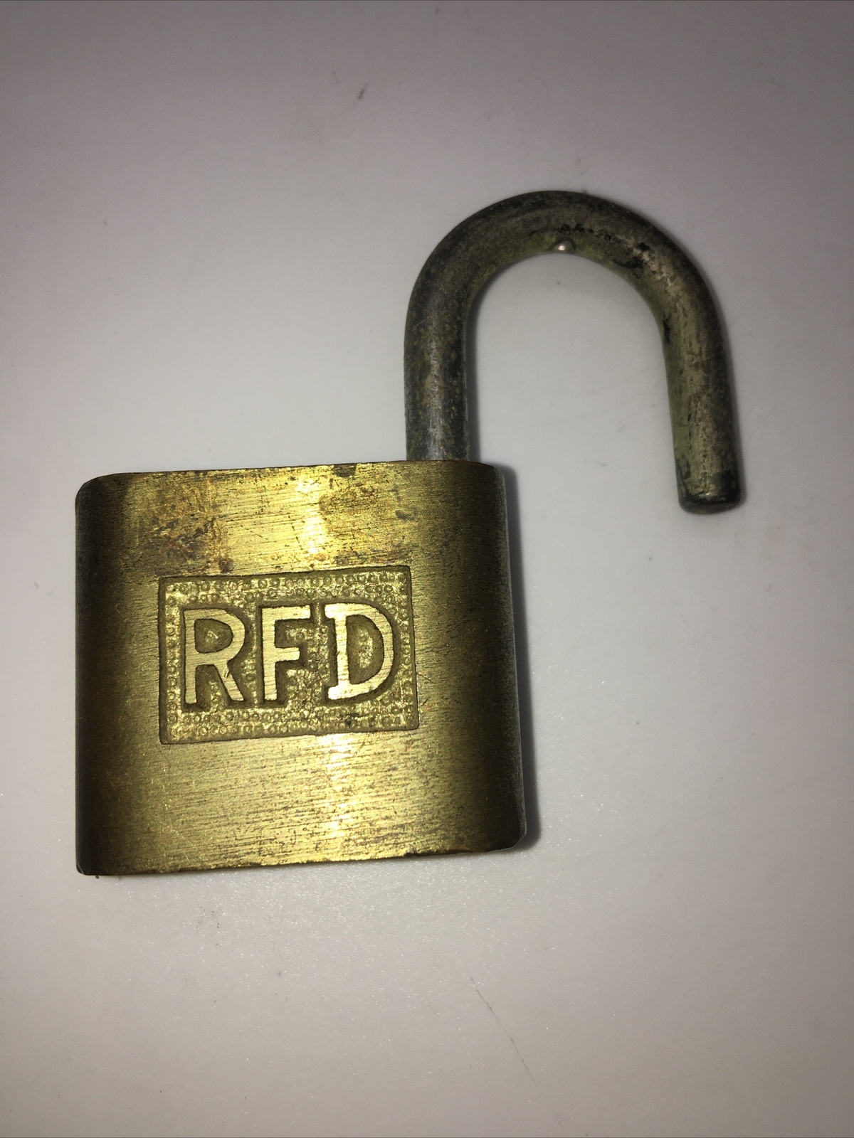 Vintage Original Slaymaker RFD Brass PadLock No Key | eBay