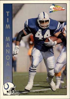 1992 Pacific Football Card #131 Tim Manoa | eBay
