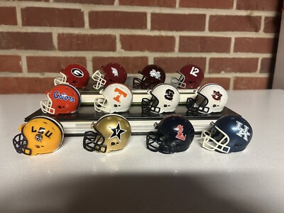 Riddell SEC Pocket Pro Mini Helmet Conference Lot of 12 Set College ...