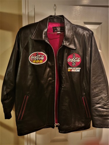 Coca-Cola NASCAR, Racing Family, Coke 600 Genuine Leather Jacket XL ...