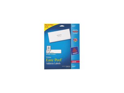 Avery Easy Peel Address Labels, Sure Feed Technology, Permanent ...