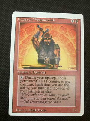 Dwarven Weaponsmith, Revised Edition, Magic the Gathering MTG | eBay UK