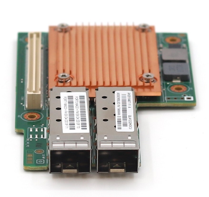 Q-Logic Dual-Port 25GbE SFP28 OCP Network Card P/N: QL41232HOCU Tested ...