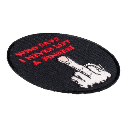 Never Lift A Finger Patch, Middle Finger Patches | eBay
