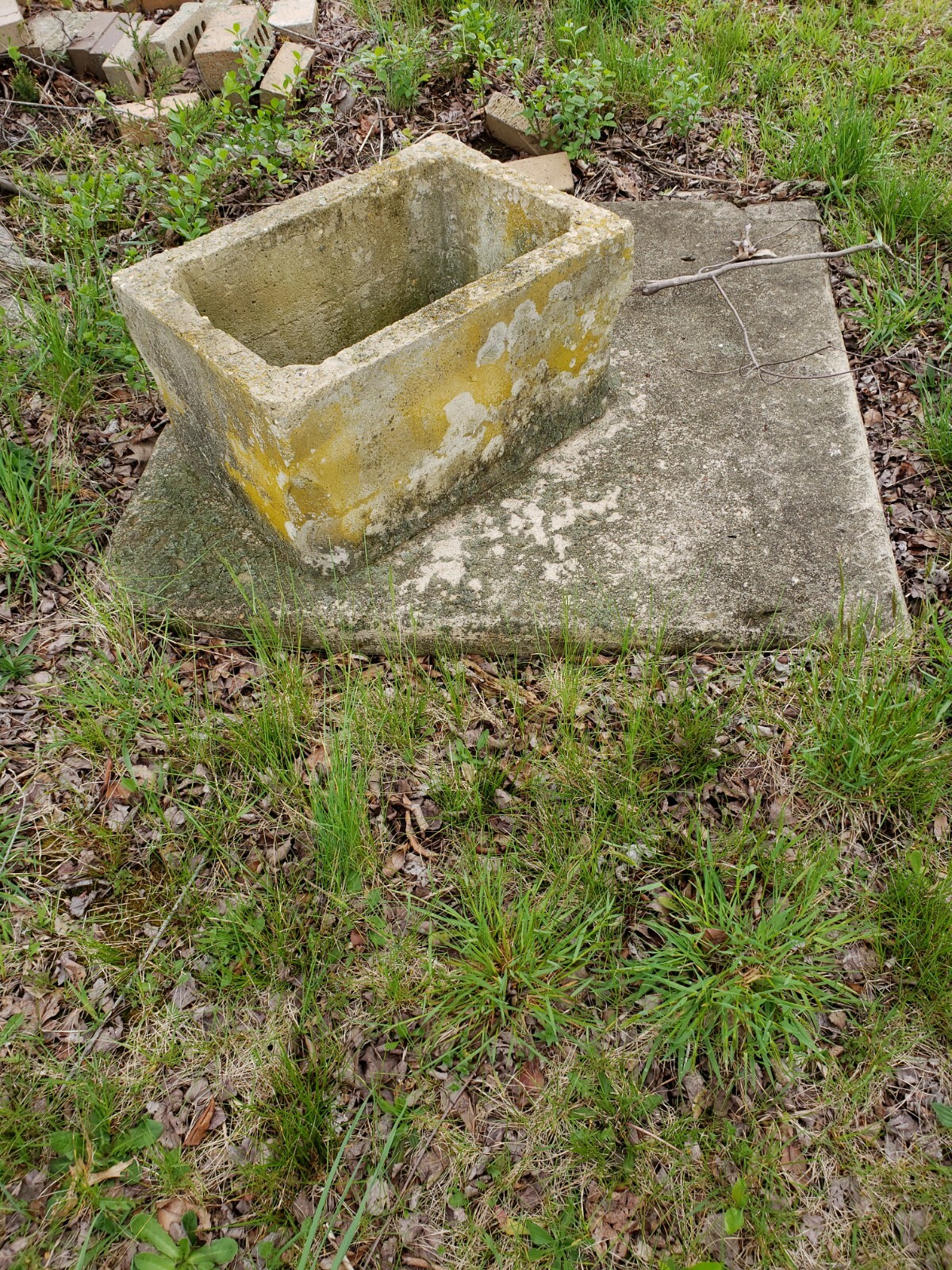 Civilian Conservation Corps CCC Privy Outhouse Concrete Foundation- New ...
