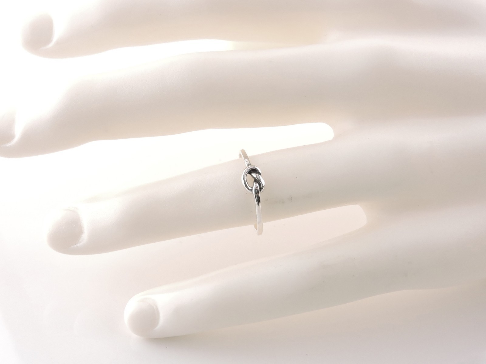 Sterling Silver Knot Ring | eBay