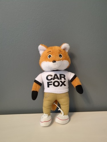 Car Fox Carfax Plush 10” Stuffed Animal TV Advertising Promo Mascot ...