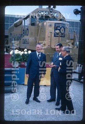 Original Slide B&O Chessie System GP40-2 GM50 At EMD Open House With H ...