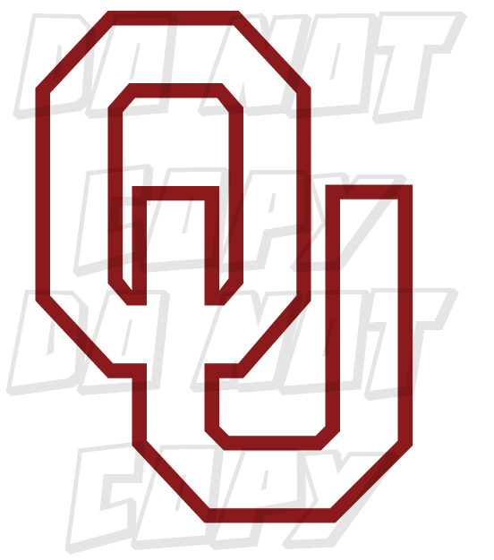 OU Oklahoma University Sooner Football Vinyl Decal stickers - Made in ...