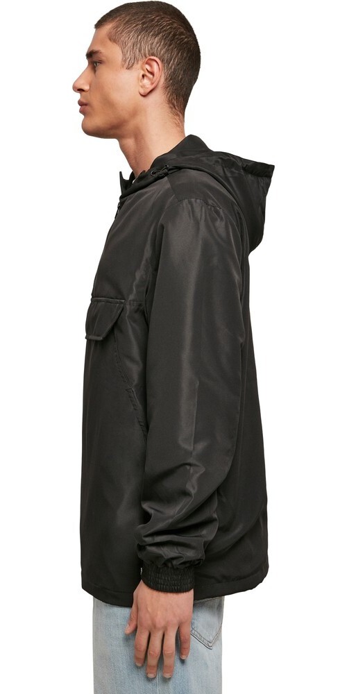 Urban Classics Recycled Basic Pull Over Jacket Black | eBay.de