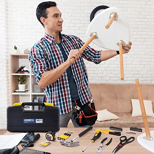 40piece Home Tool Kit With Easy Carrying Box Small Basic Hand Tool Set ...