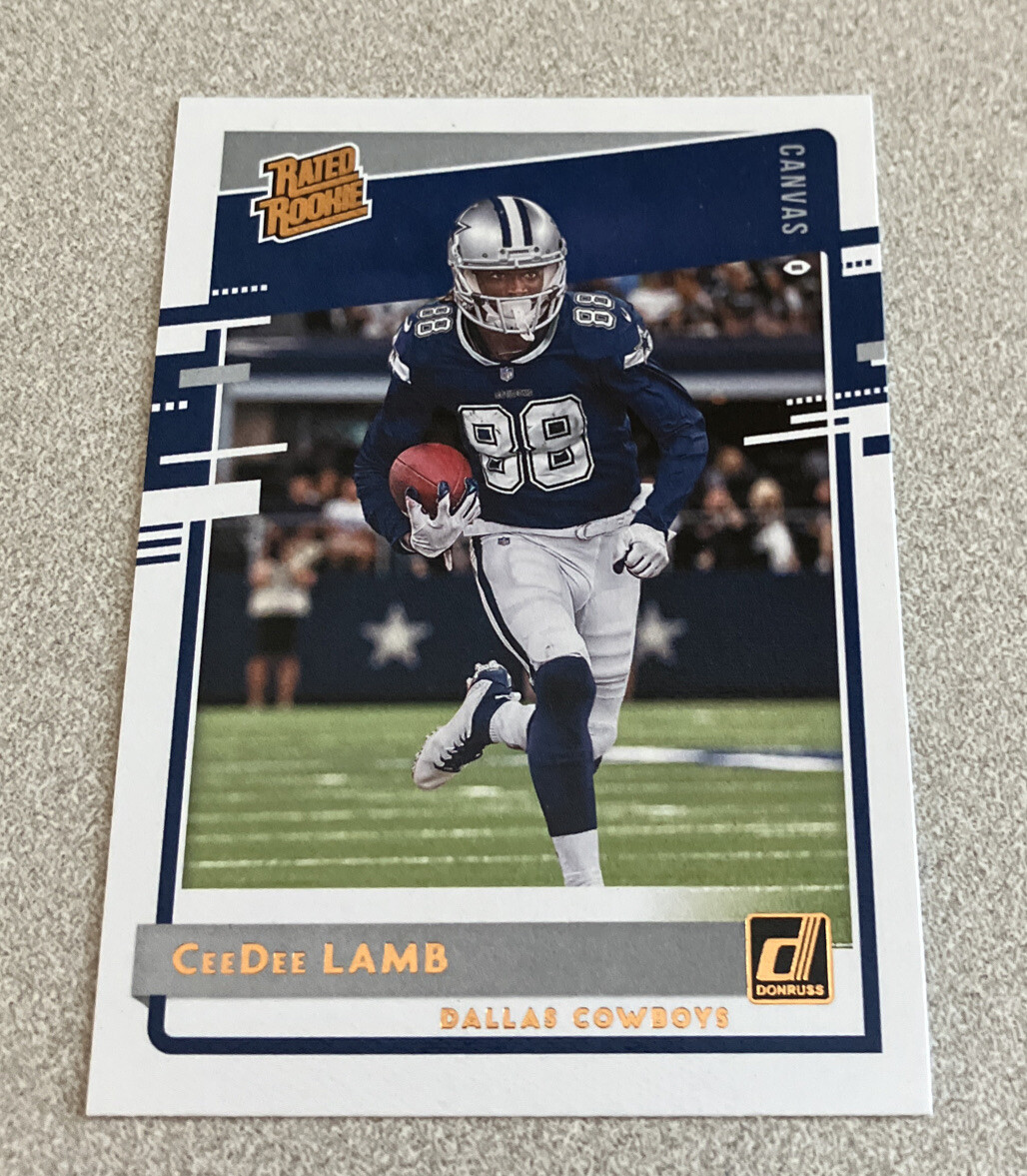 2020 Panini Donruss Rated Rookie Canvas #306 CeeDee Lamb Cowboys | eBay