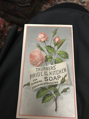 1880 Thurbers' Pride of The Kitchen Soap Scouring Polishing Victorian ...