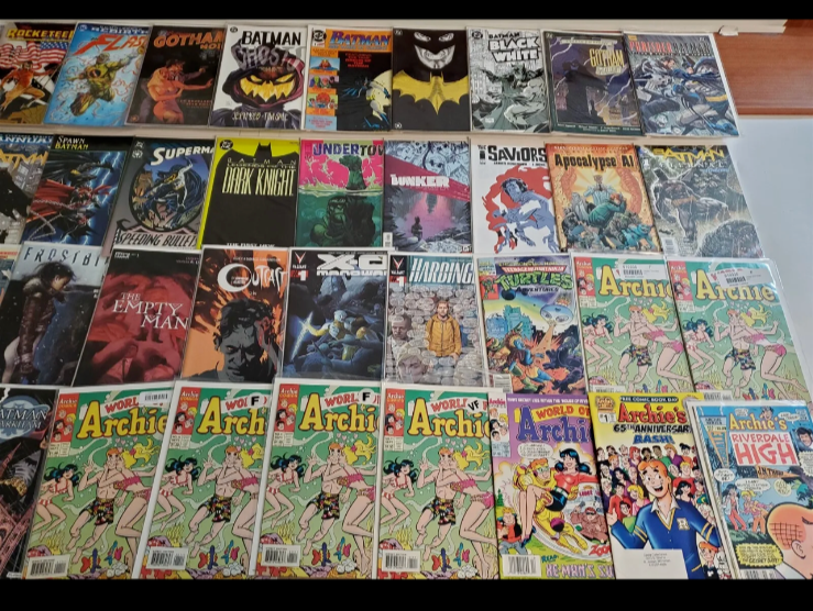 Huge Lot Of Comics - Storage Unit Find - Free Shipping! Comic Book Lots ...