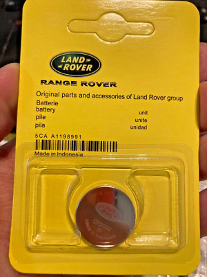 LAND ROVER Range Rover Remote Key Fob Battery Lithium Coin Cell CR2032 ...