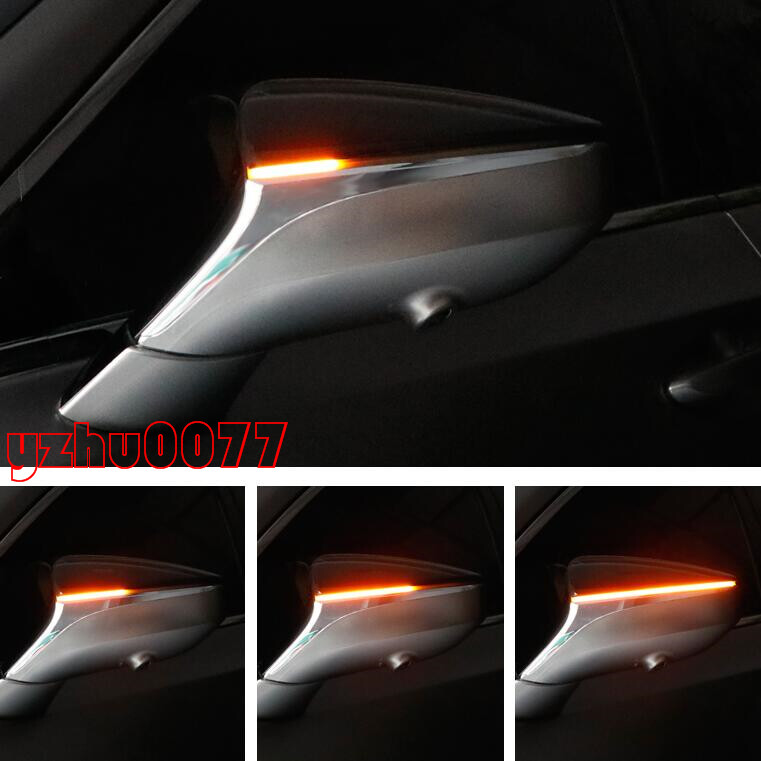 2019-2021 For Lexus ES Unlock Blue Light/ LED Rearview Mirror Light ...