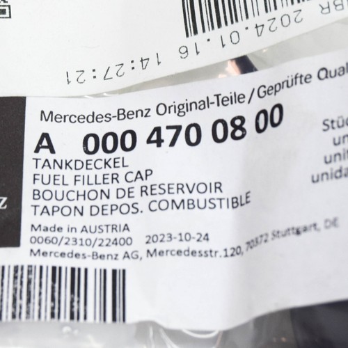 NEW MERCEDES-BENZ A W176 FUEL TANK CAP A0004700800 ORIGINAL | eBay