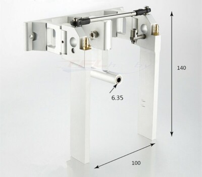 High Quality Aluminium Dual Rudder for 1/4" Flex Shaft RC Boat Silver ...