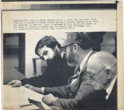 David L Rice and attorney's trial for murder of C Goldmark and family ...