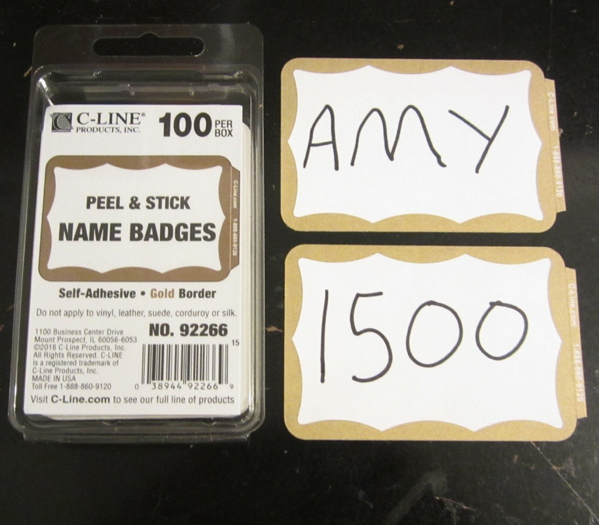 Name Badge Labels Name Badge Label | LL1N8WH | Blanks/USA
