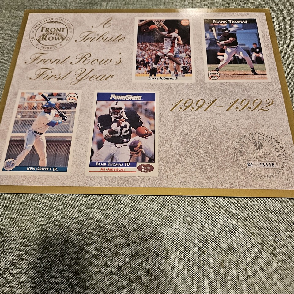 8x10 91/92 tribute front row first year S# 18336 | eBay