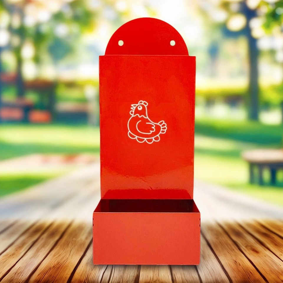 Oyster Shell and Grit Feeder No Waste Design Poultry Gravity Feeder for ...