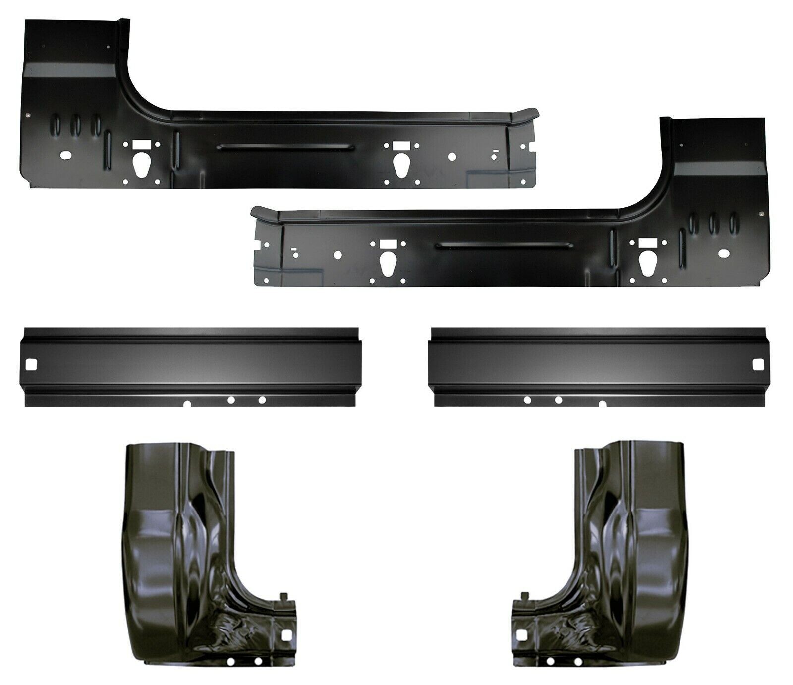 Inner & Outer Rocker panels & Cab Corners fits 99-16 Super Duty Regular ...