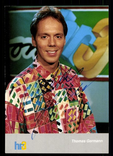 Thomas Germann Hessischer Rundfunk Autogrammkarte Original Signiert ...