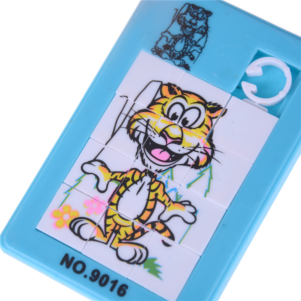 Animal Number Puzzle Slide Game Jigsaw Toy Kids Educational Toy Random ...