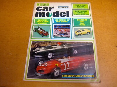 VINTAGE CAR MODEL MAGAZINE MARCH 1965 | eBay